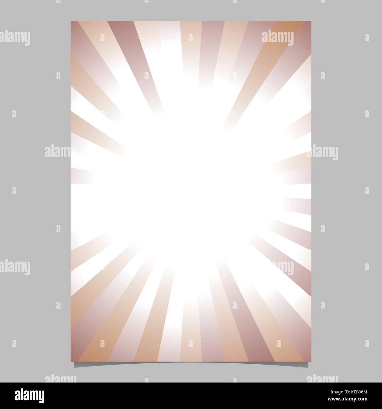 Retro abstract ray burst page template - gradient vector brochure ... Retro abstract ray burst page template - gradient vector brochure ...