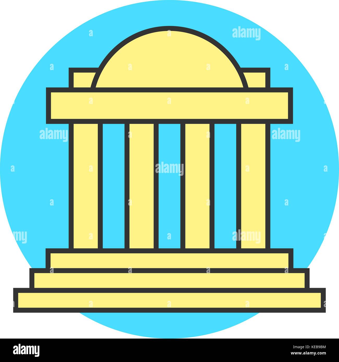 Facade building in rome Stock Vector Images - Alamy