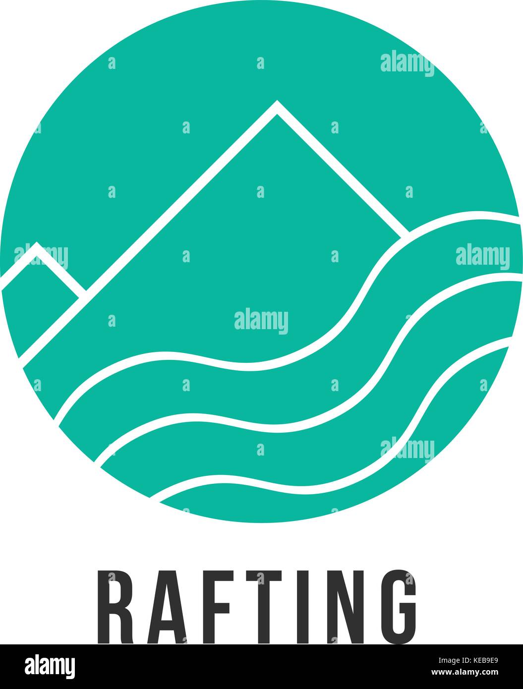 Rafting logo hi-res stock photography and images - Alamy