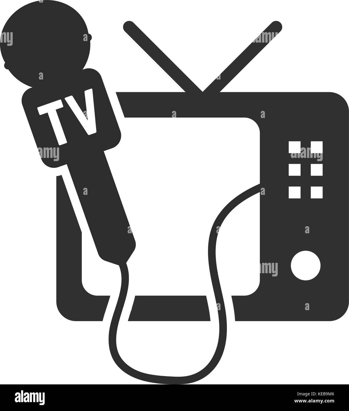 Recorder Device Icon Broadcasting Journalism High Resolution Stock ...