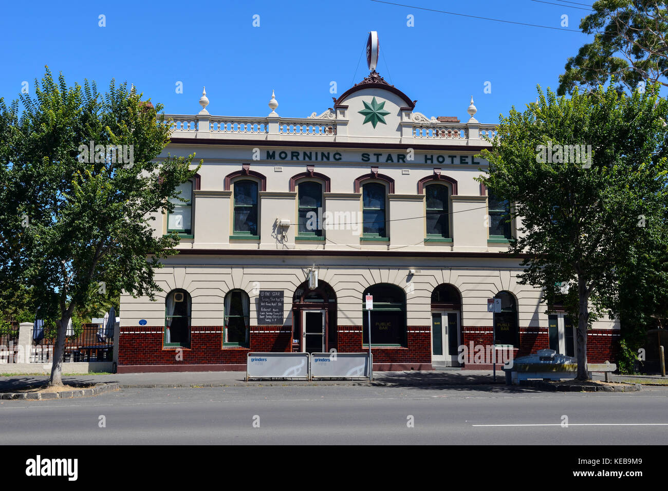 Morning Star Hotel on Electra Street in Williamstown, a suburb of ...