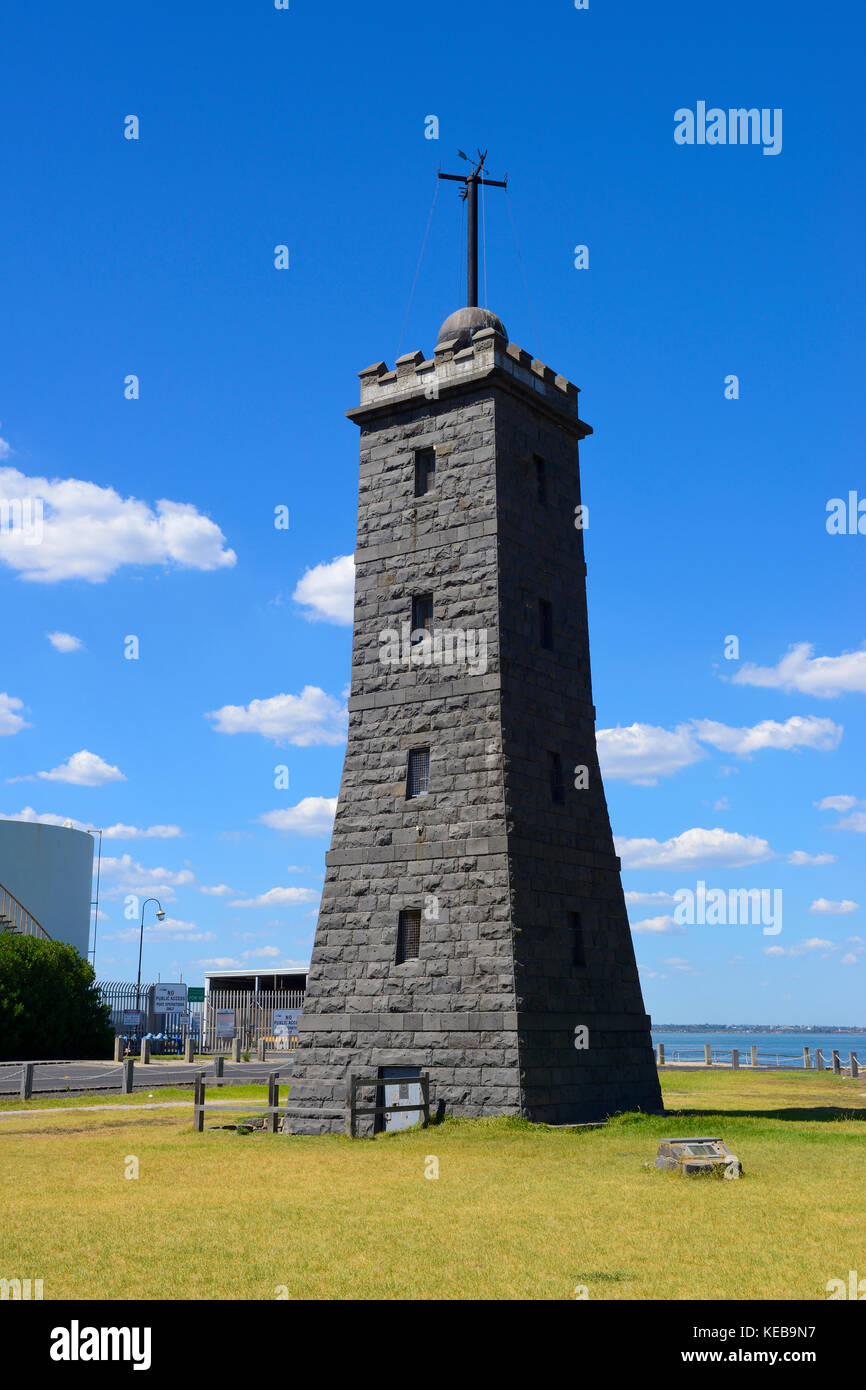 Williamstown Lighthouse (also known as Timeball Tower) at Point ...