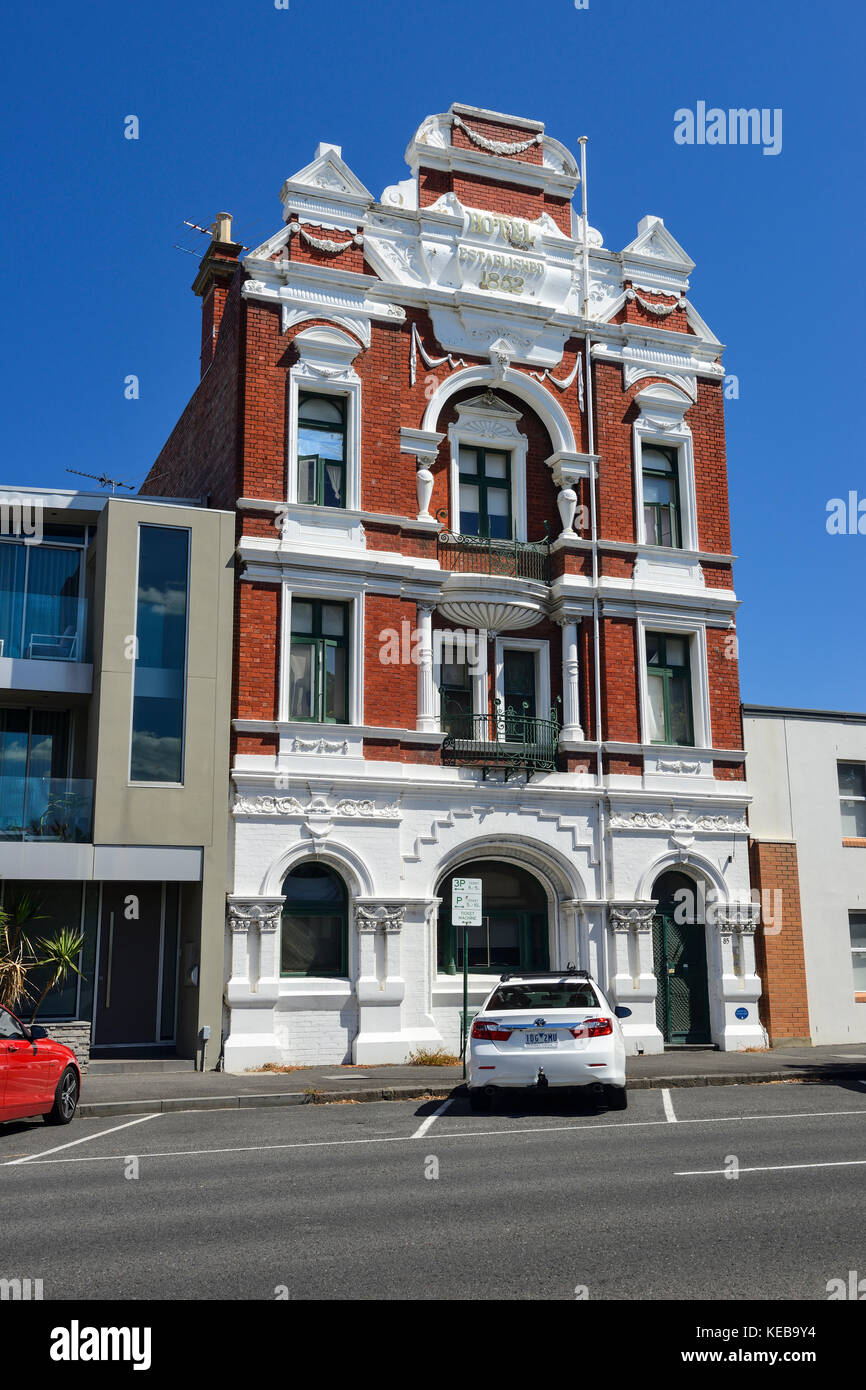 Commercial building in Williamstown, a suburb of Melbourne, Victoria ...