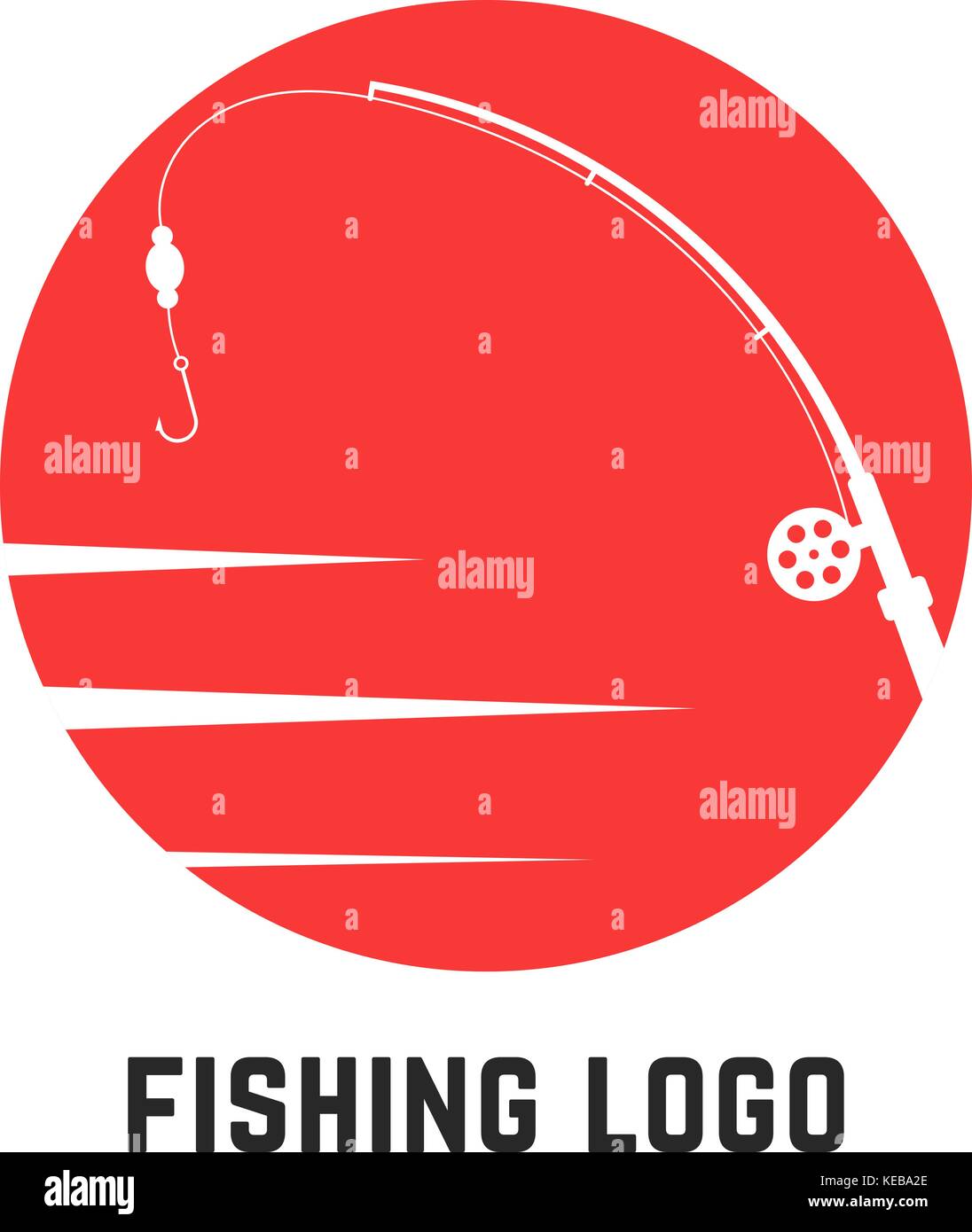 Fishing Vector Logo Design Template High Resolution Stock Photography ...