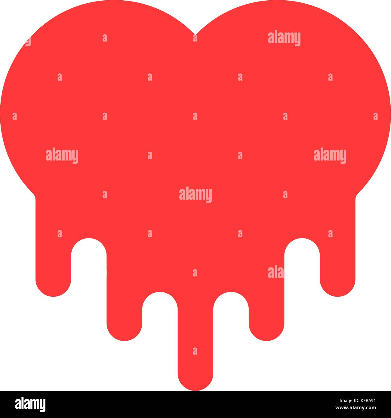 red bleeding heart icon Stock Vector Image & Art - Alamy