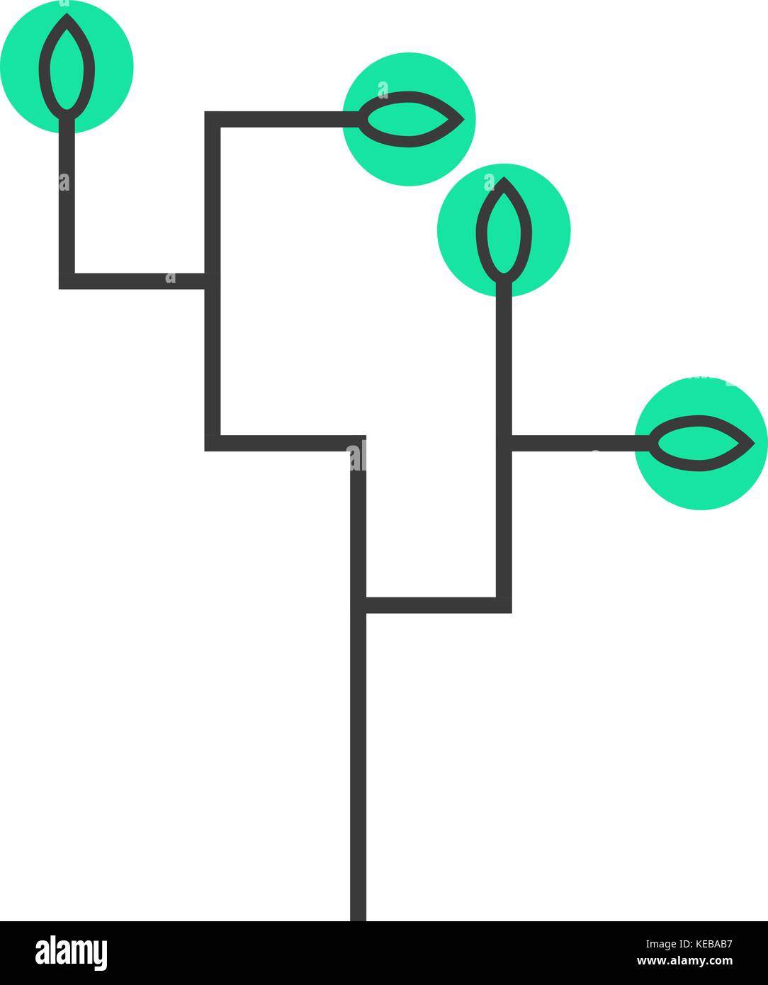 Schematic tree hi-res stock photography and images - Alamy
