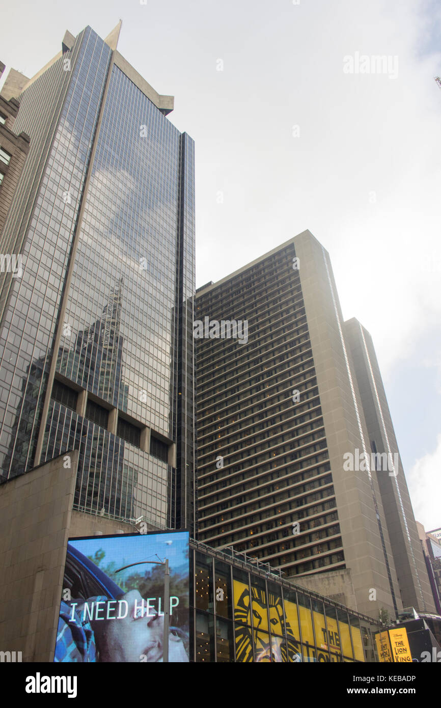 Skyscrapers over Times Square Stock Photo - Alamy