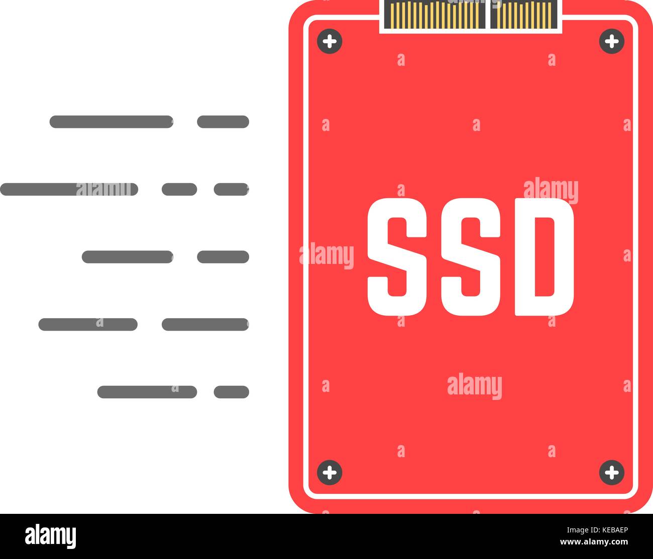 Ssd disk Stock Vector Images - Alamy