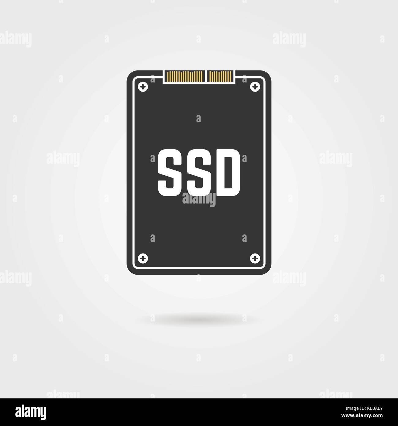 black ssd with shadow Stock Vector Image & Art - Alamy