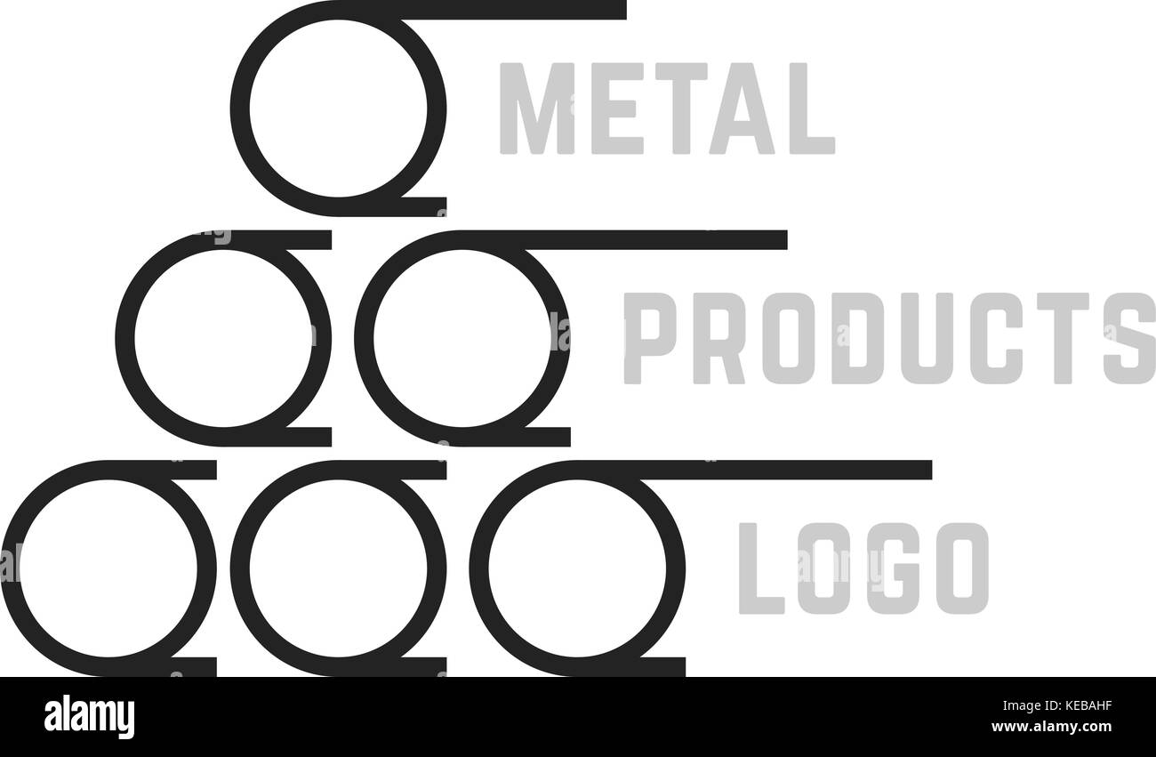 simple metal products logo Stock Vector Image & Art - Alamy