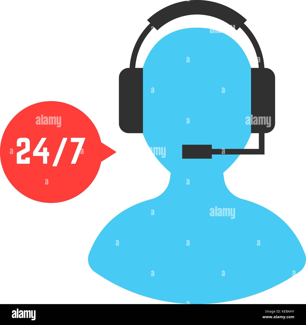 support service with user icon Stock Vector Image & Art - Alamy