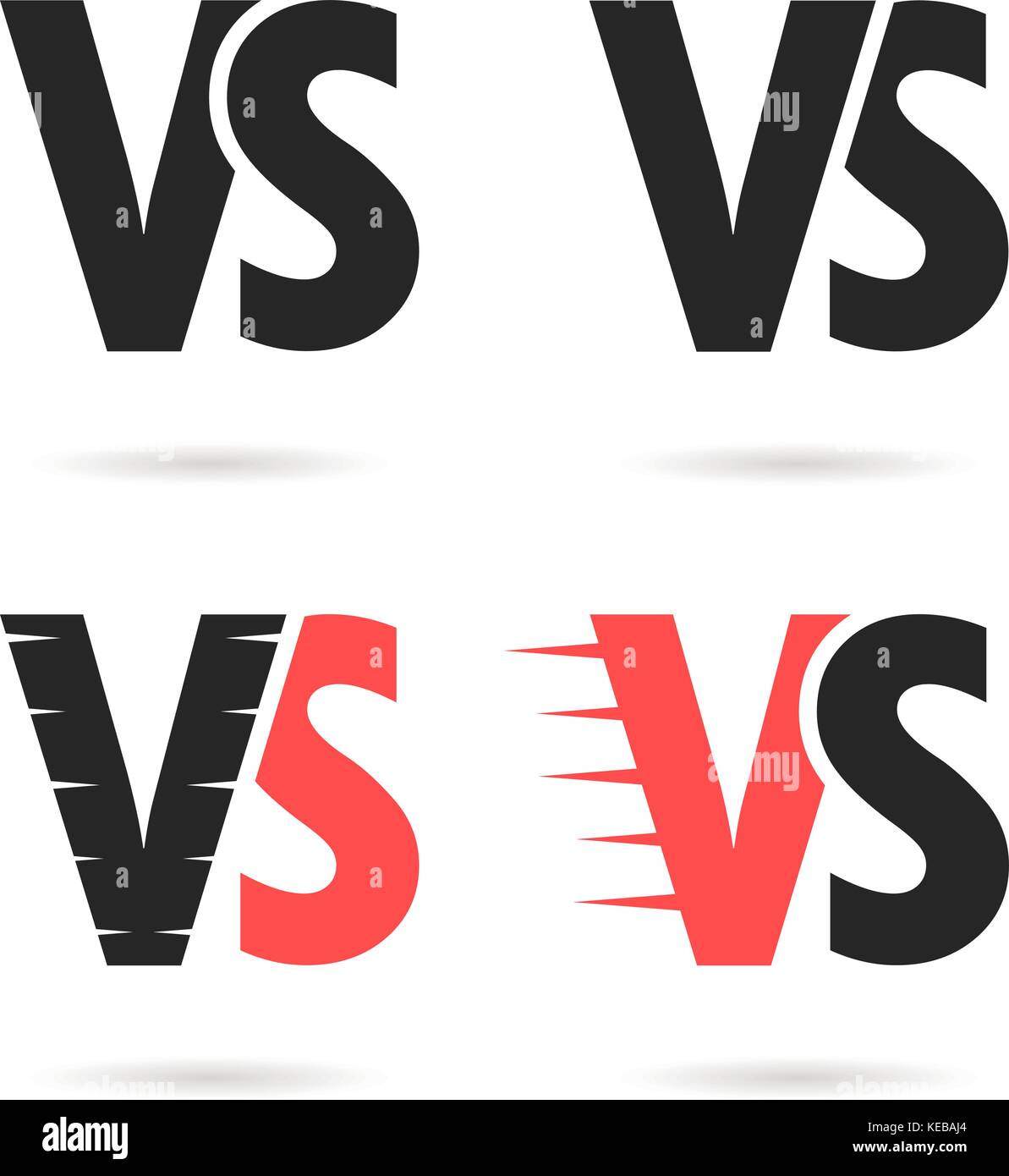 set of different versus signs Stock Vector Image & Art - Alamy
