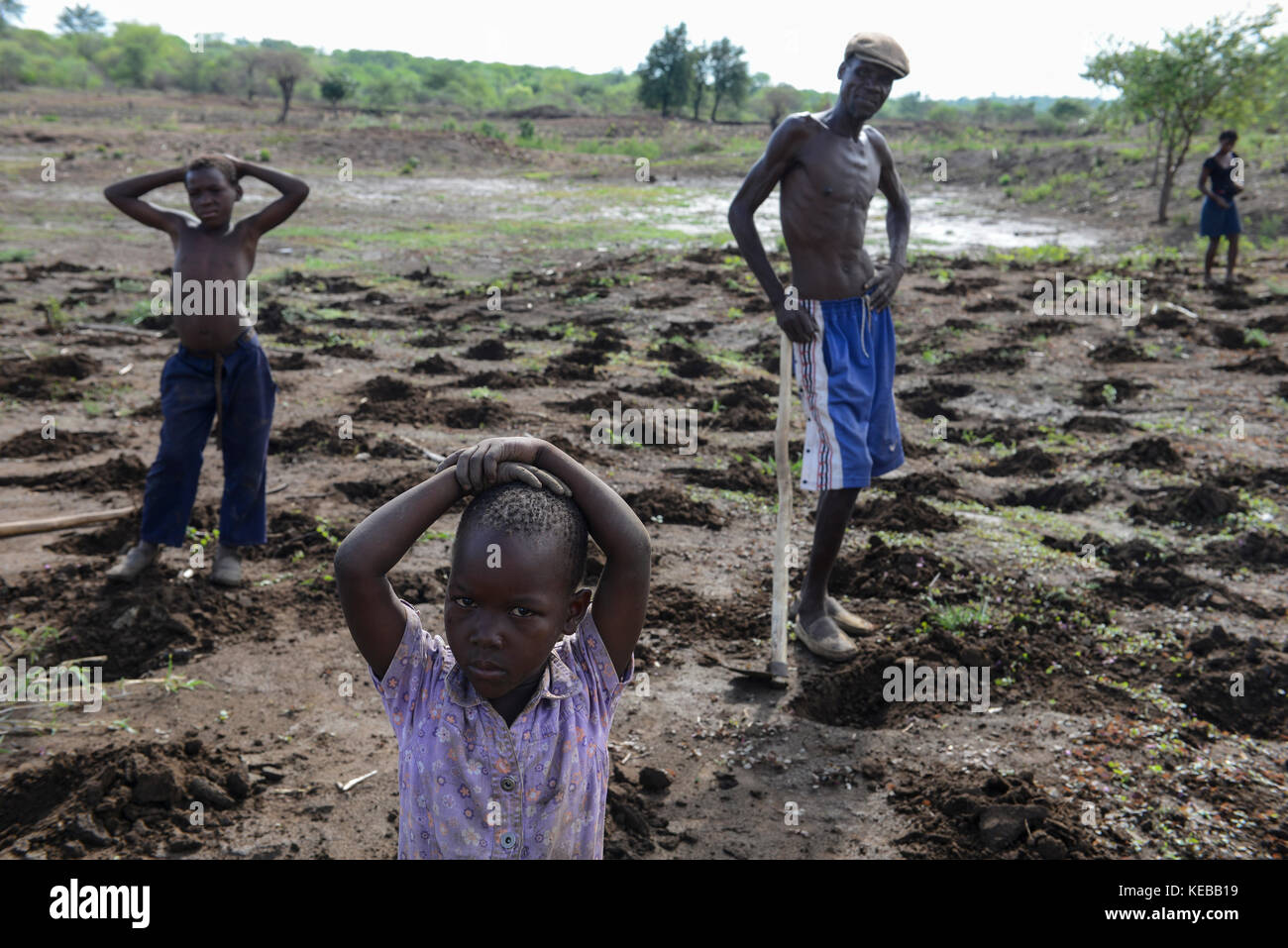 MOZAMBIQUE, Moatize, the village Chipanga was resettled by VALE coal ...