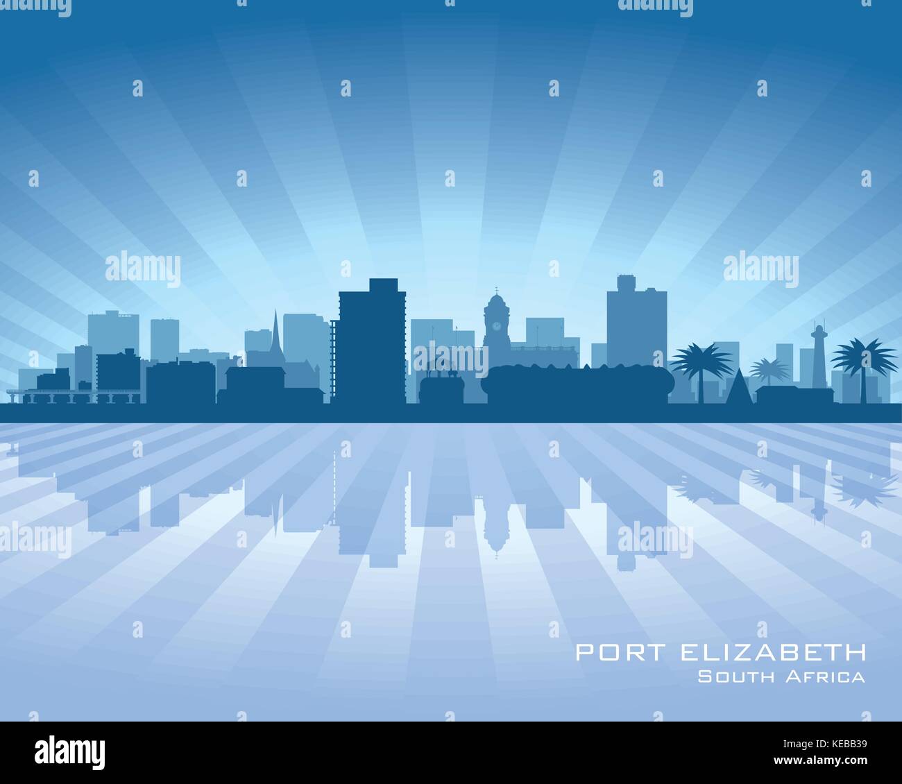 South africa port waterfront skyline Stock Vector Images - Alamy