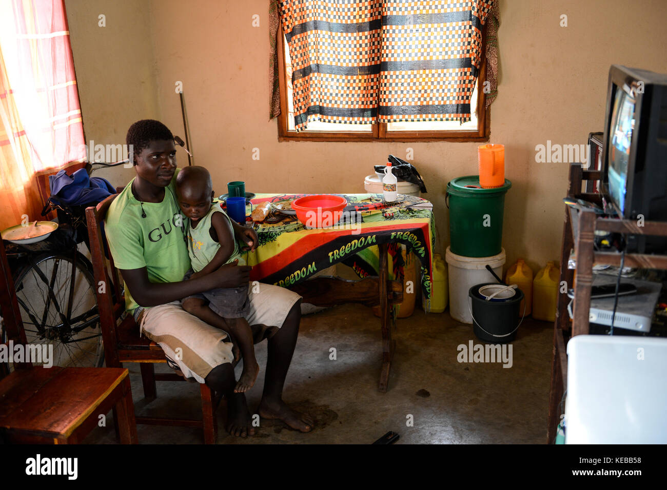 MOZAMBIQUE, Moatize, Cateme, this resettlement was constructed by ...