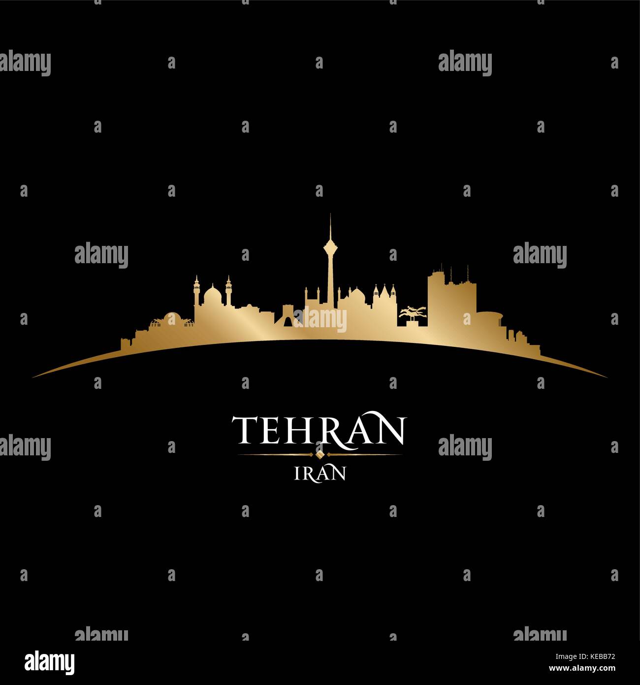 Tehran vector vectors hi-res stock photography and images - Alamy