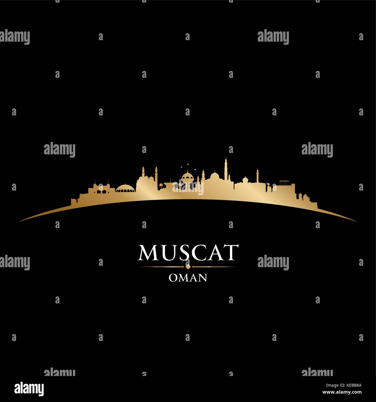 Downtown muscat Stock Vector Images - Alamy