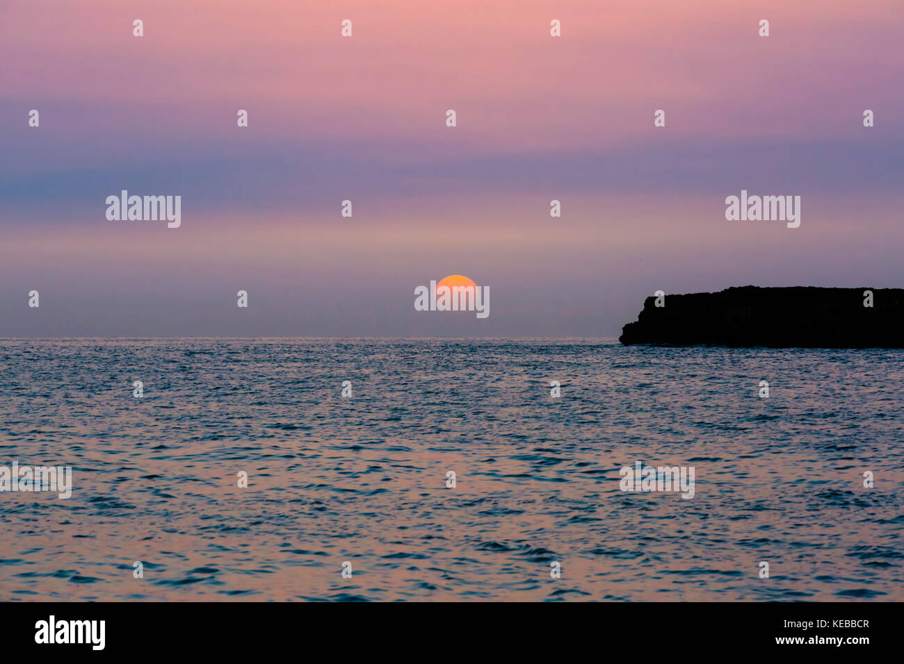 Sunrise over the med hi-res stock photography and images - Alamy