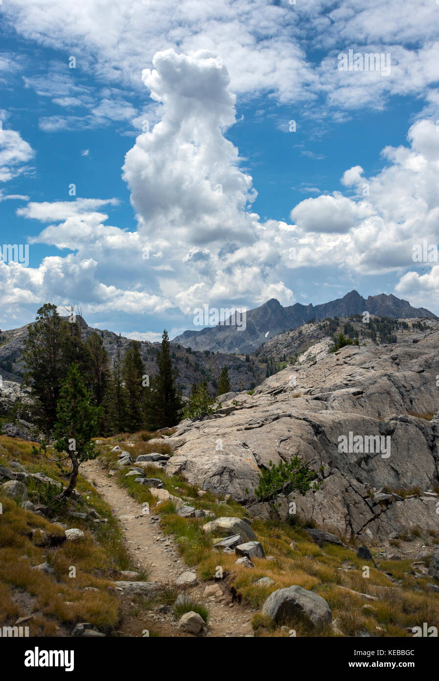 John Muir Trail, Sierra Nevada Mountains, California Stock Photo - Alamy