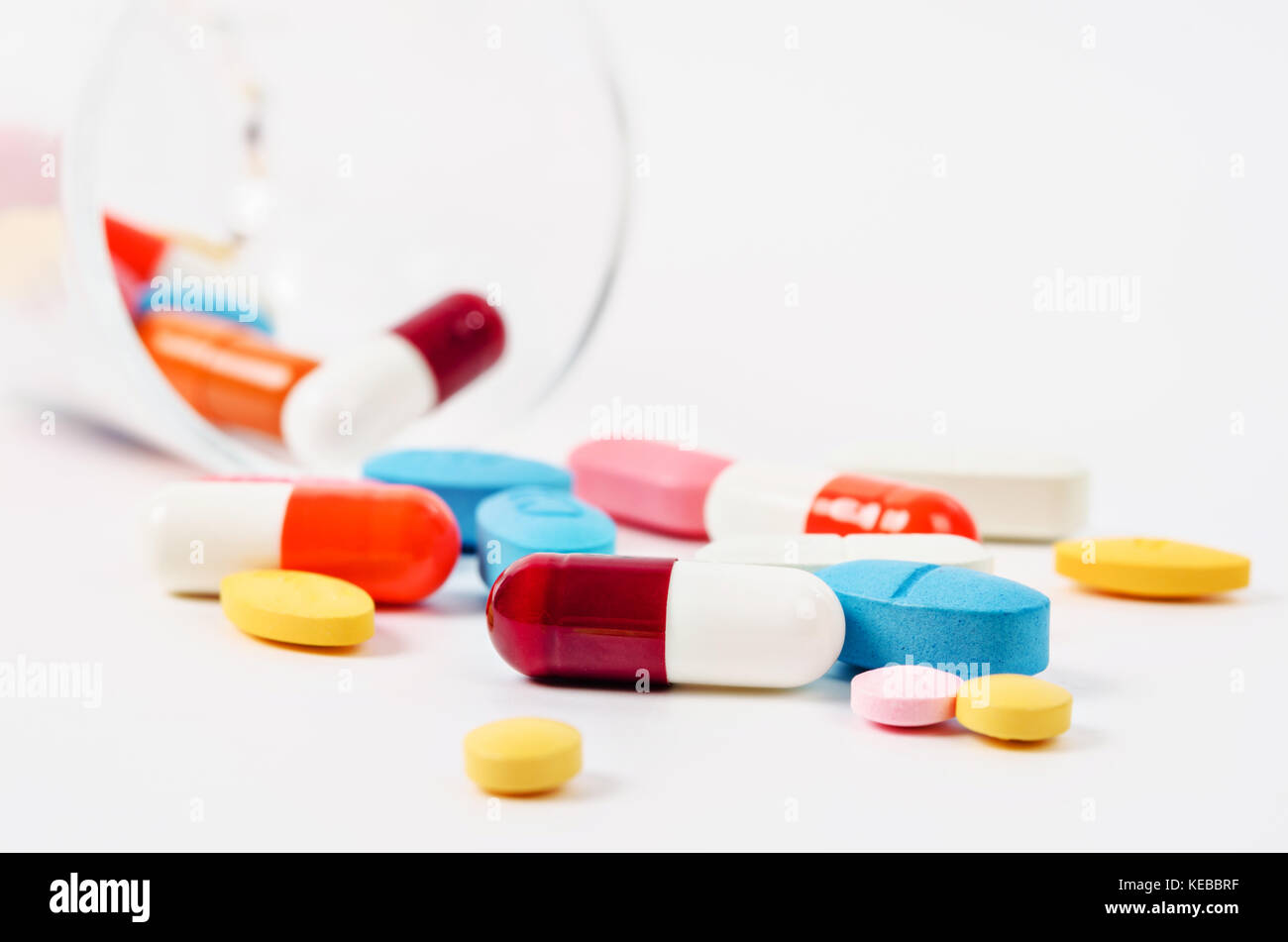 Generic prescription medicine drugs pills and assorted pharmaceutical ...