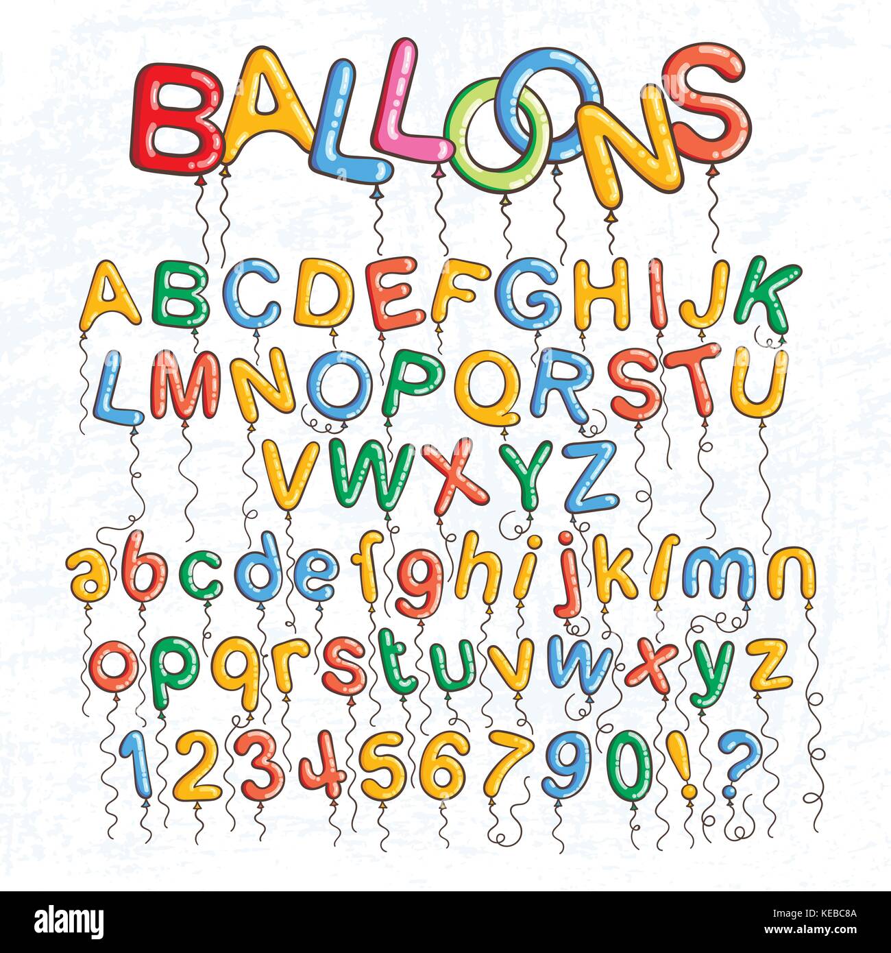 Pretty Bubble Fonts Alphabet