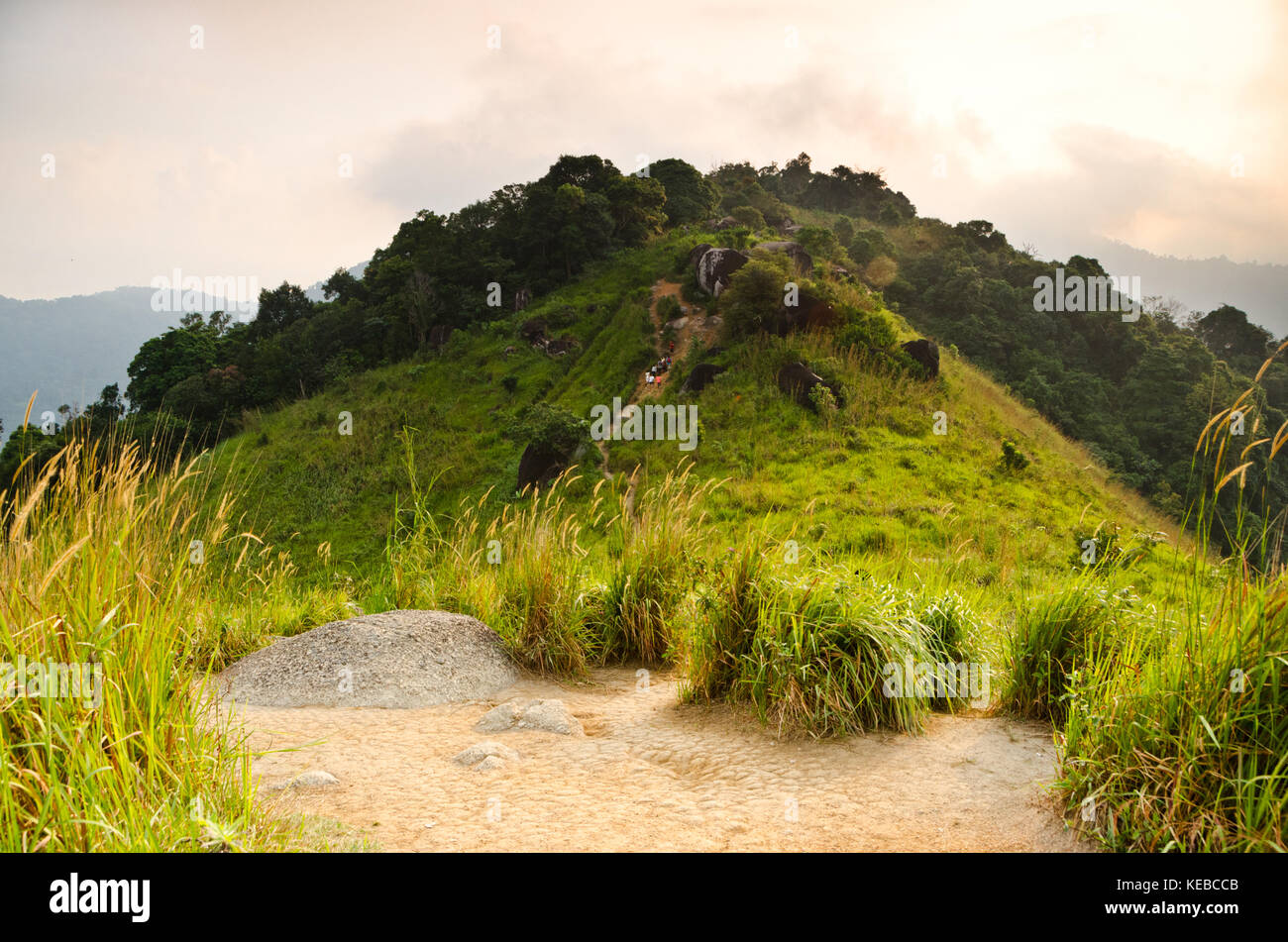 Mountain Road, Broga Hill - Mountain hiking, healthy lifesyle Stock ...