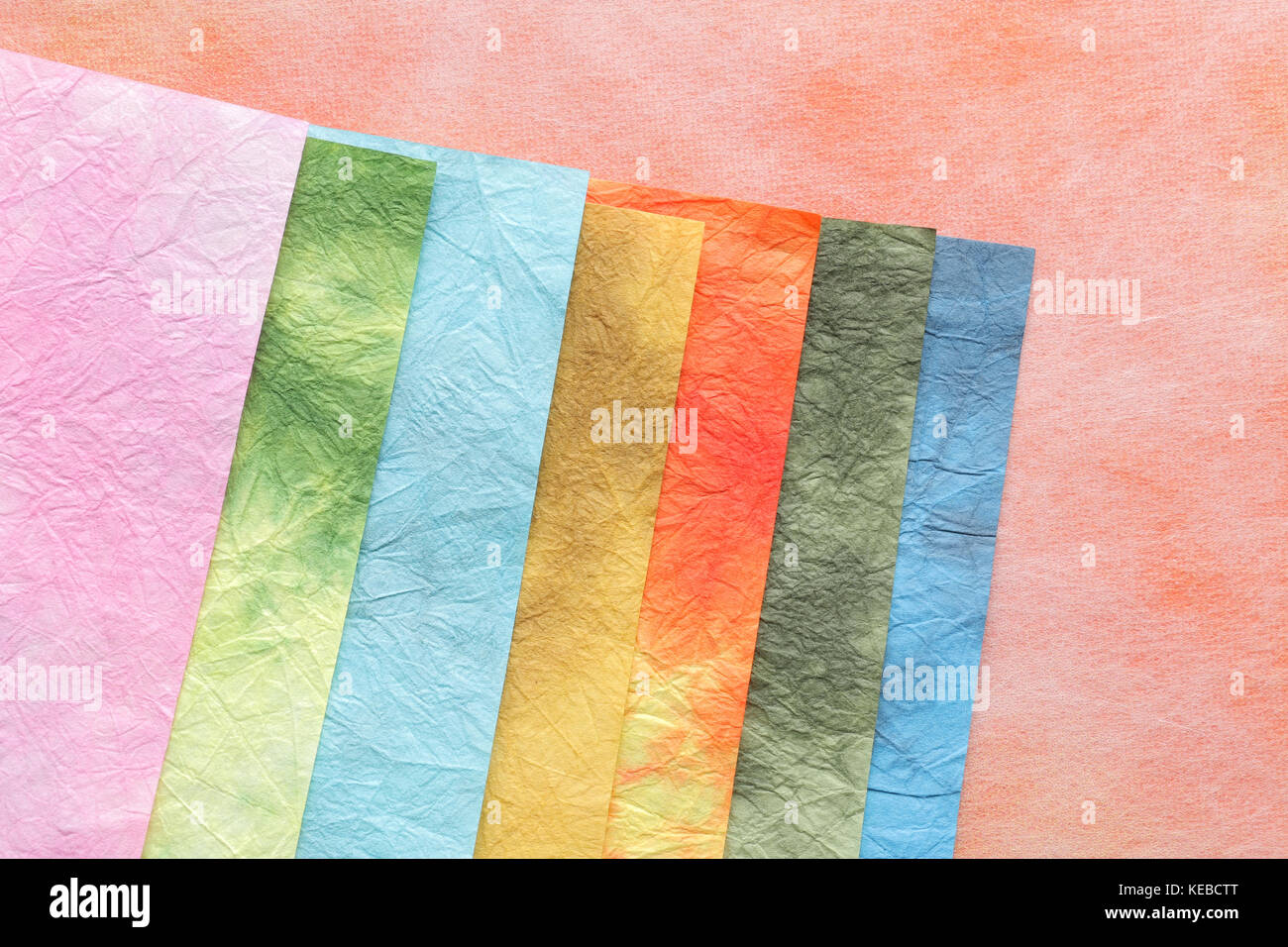 Japanese colorful paper texture background Stock Photo - Alamy