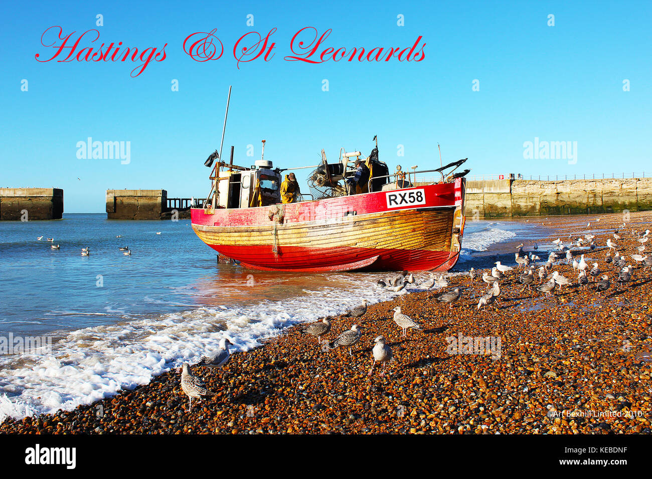 Hastings Fishing Boat (caption version). Hastings Fishing Fleet is the ...