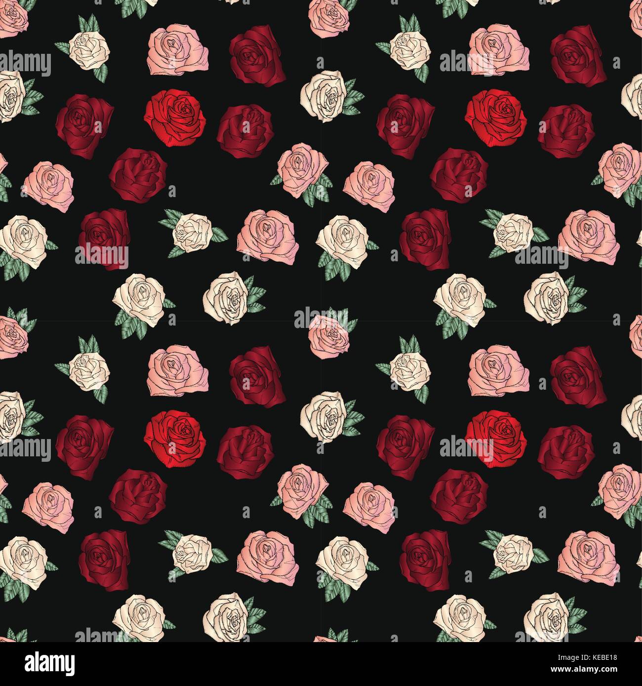 Native rose Stock Vector Images - Alamy