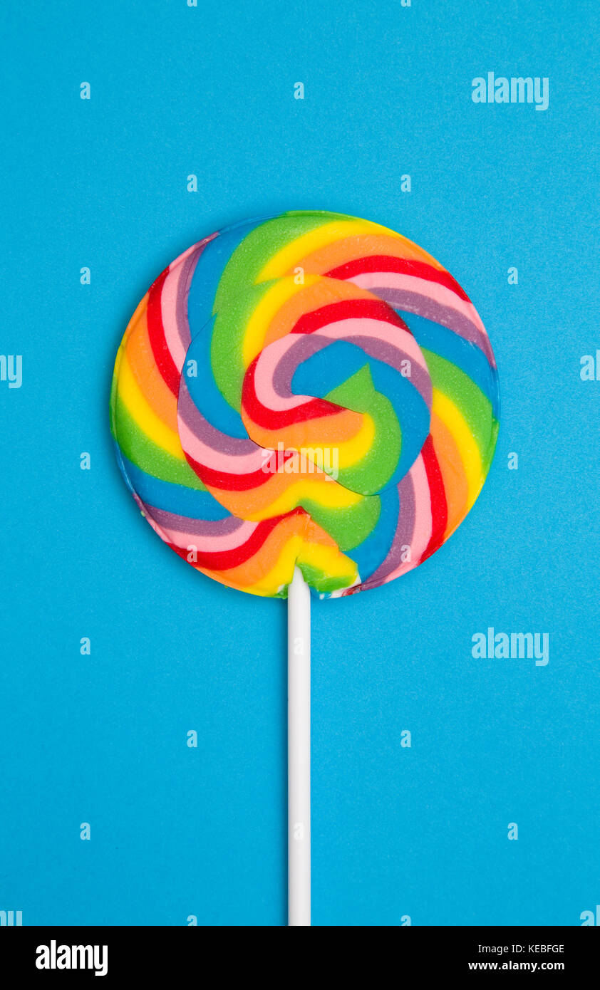 Rainbow lollipop hi-res stock photography and images - Alamy