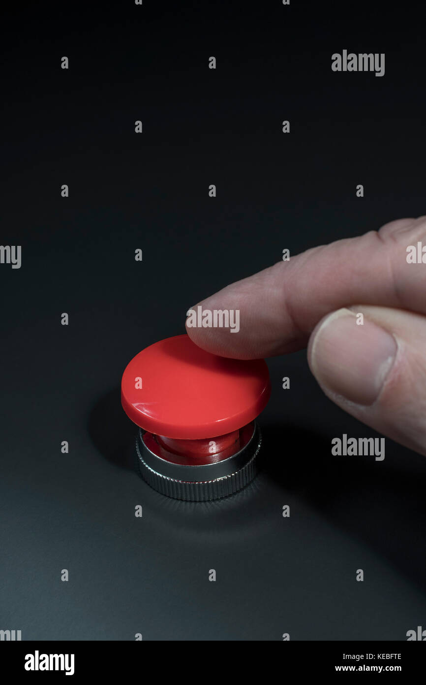 Big red button nuclear hi-res stock photography and images - Alamy