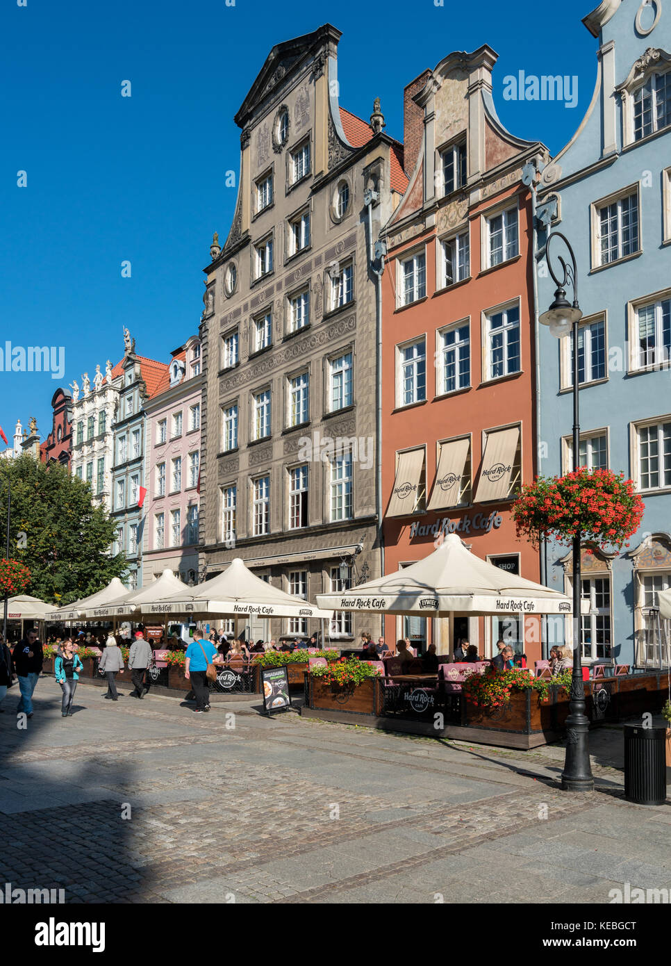 Hard Rock Cafe on Long Lane in Gdansk, Poland Stock Photo - Alamy