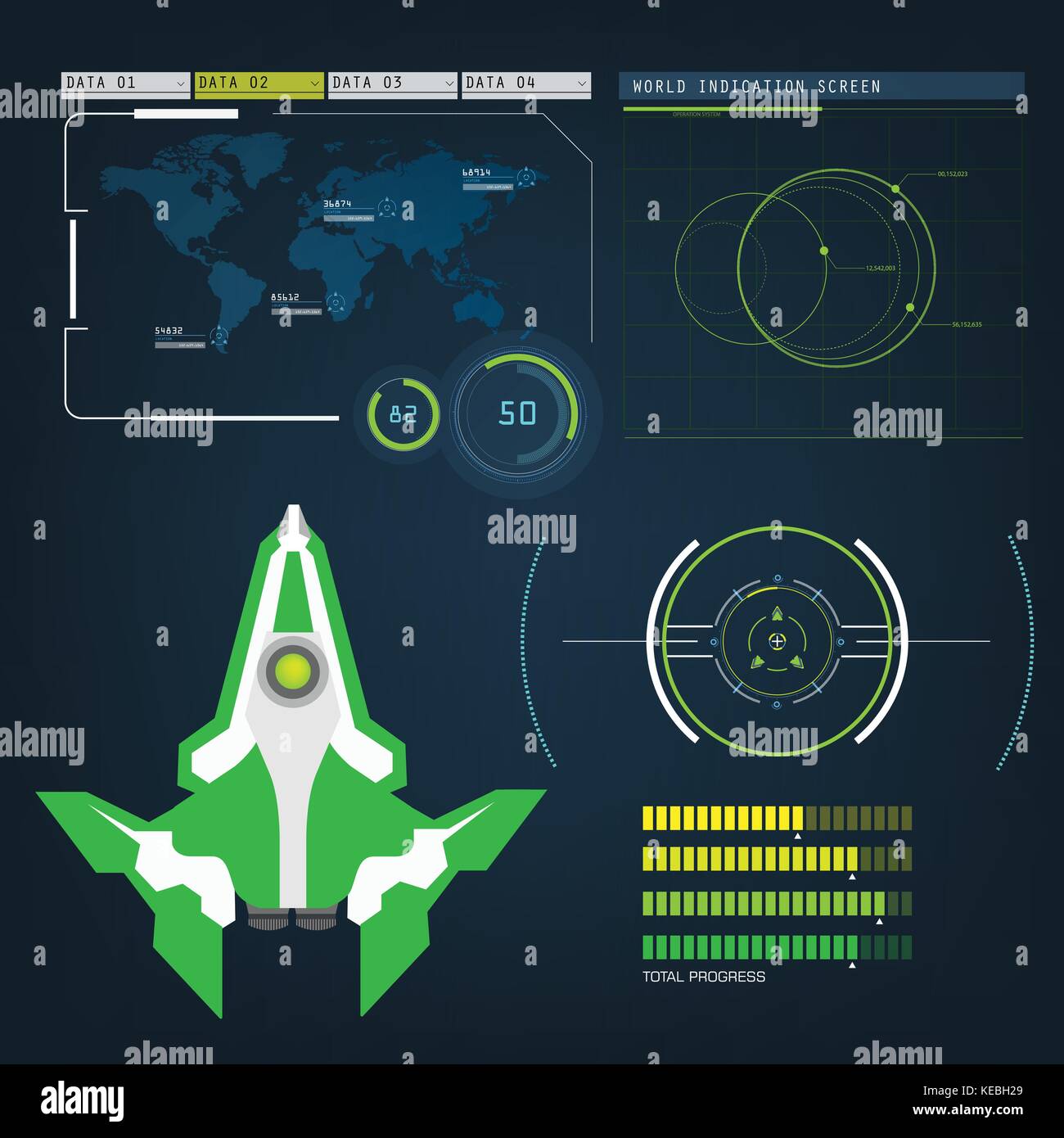 Concept future fighter aircraft Stock Vector Images - Alamy