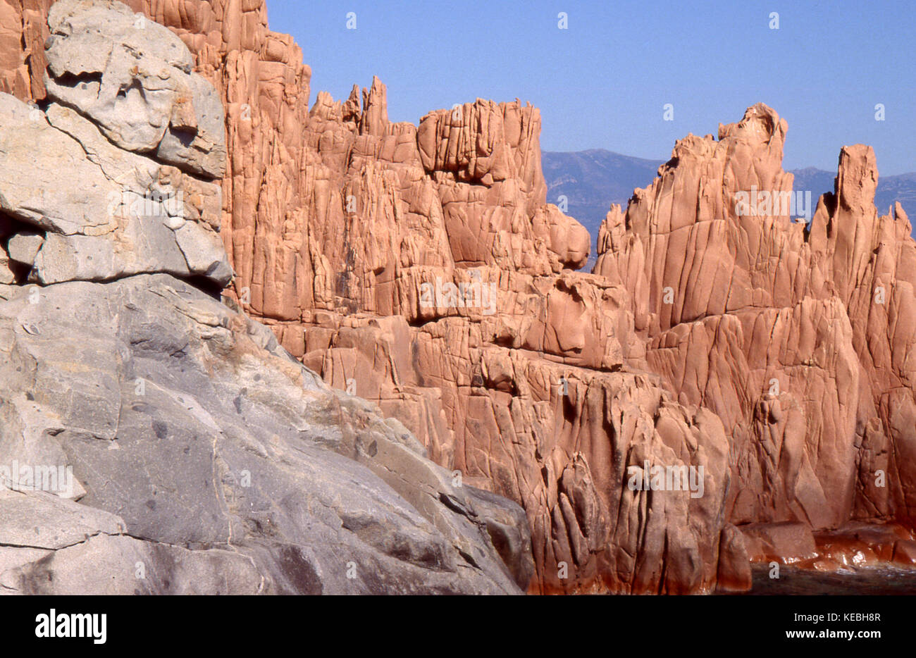 Arbatax, Sardinia. The red rocks Stock Photo - Alamy