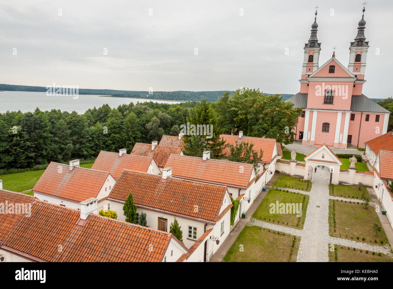 Old Camaldolese monastery in Wigry, Poland Stock Photo - Alamy