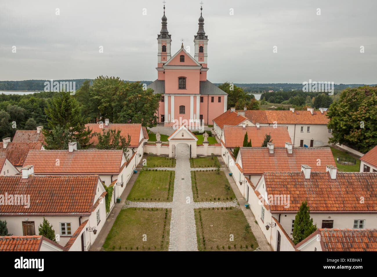 Old Camaldolese monastery in Wigry, Poland Stock Photo - Alamy