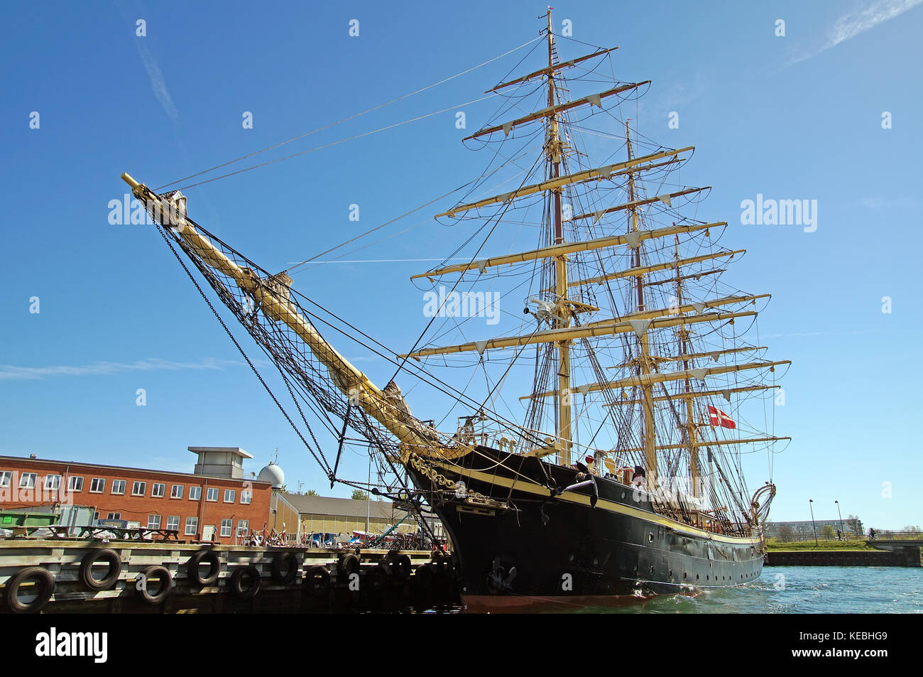 Danish training ship hi-res stock photography and images - Alamy