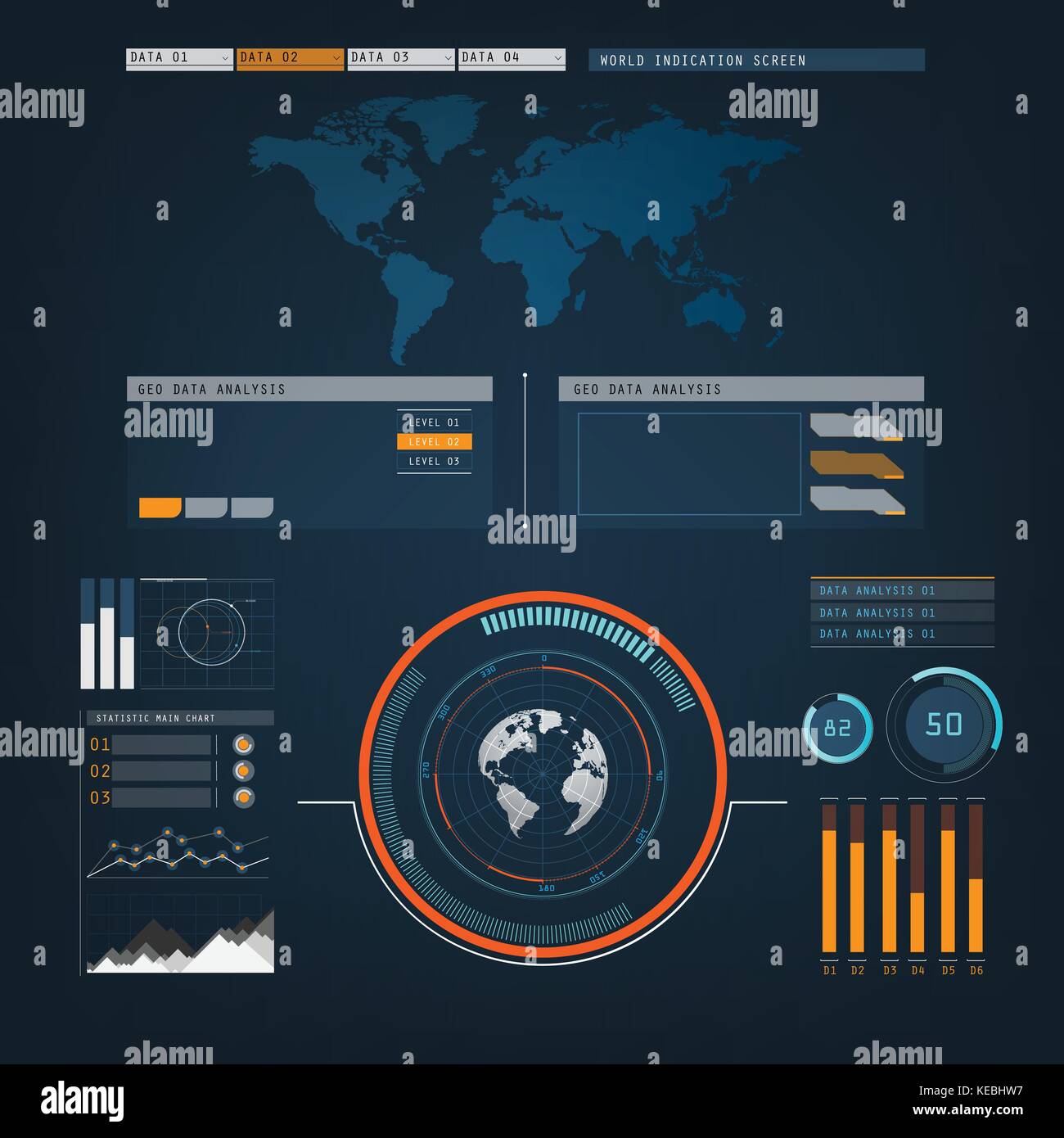 future sight action mode earth interface UI design graphic illustration ...
