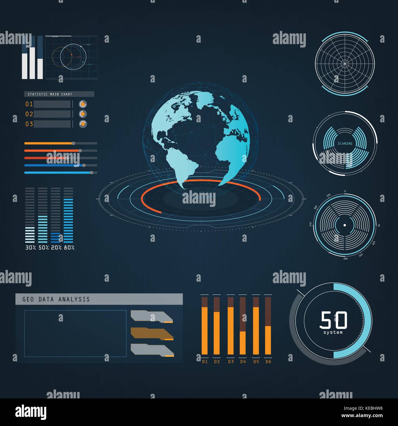 future sight action mode earth interface UI design graphic illustration ...