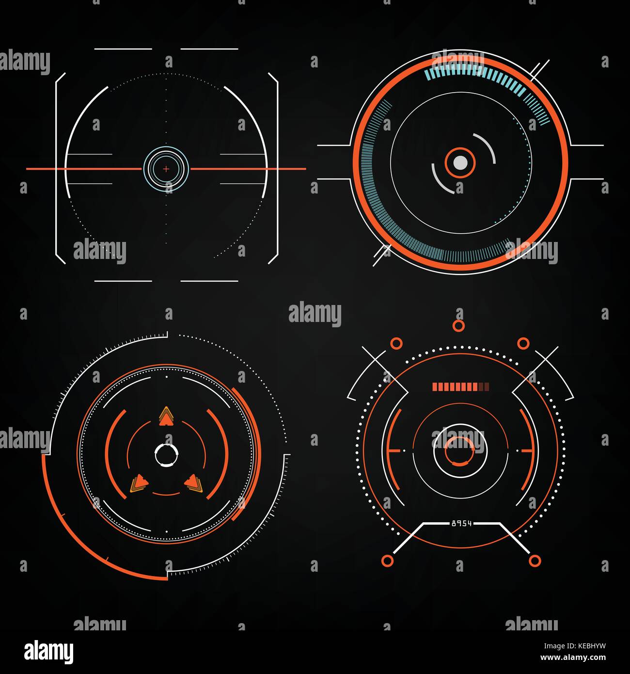 Radar key Stock Vector Images - Alamy