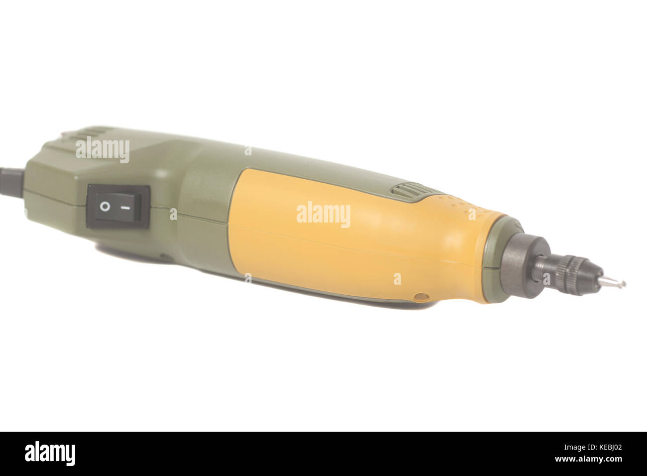 Drill rotary tool isolated on a white background Stock Photo - Alamy