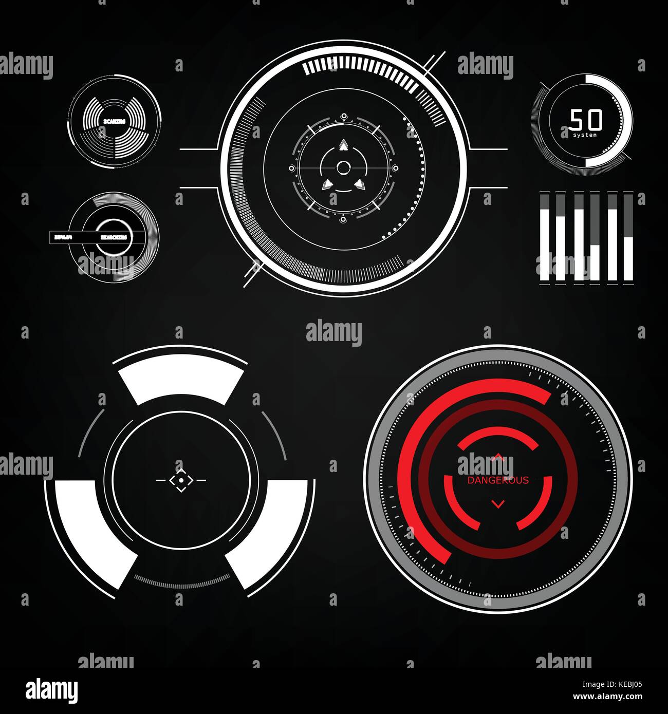 future sight action mode Radar interface UI future design graphic ...