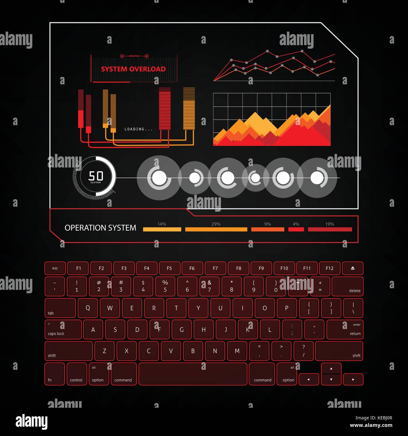 future sight action mode Radar interface UI future design graphic ...