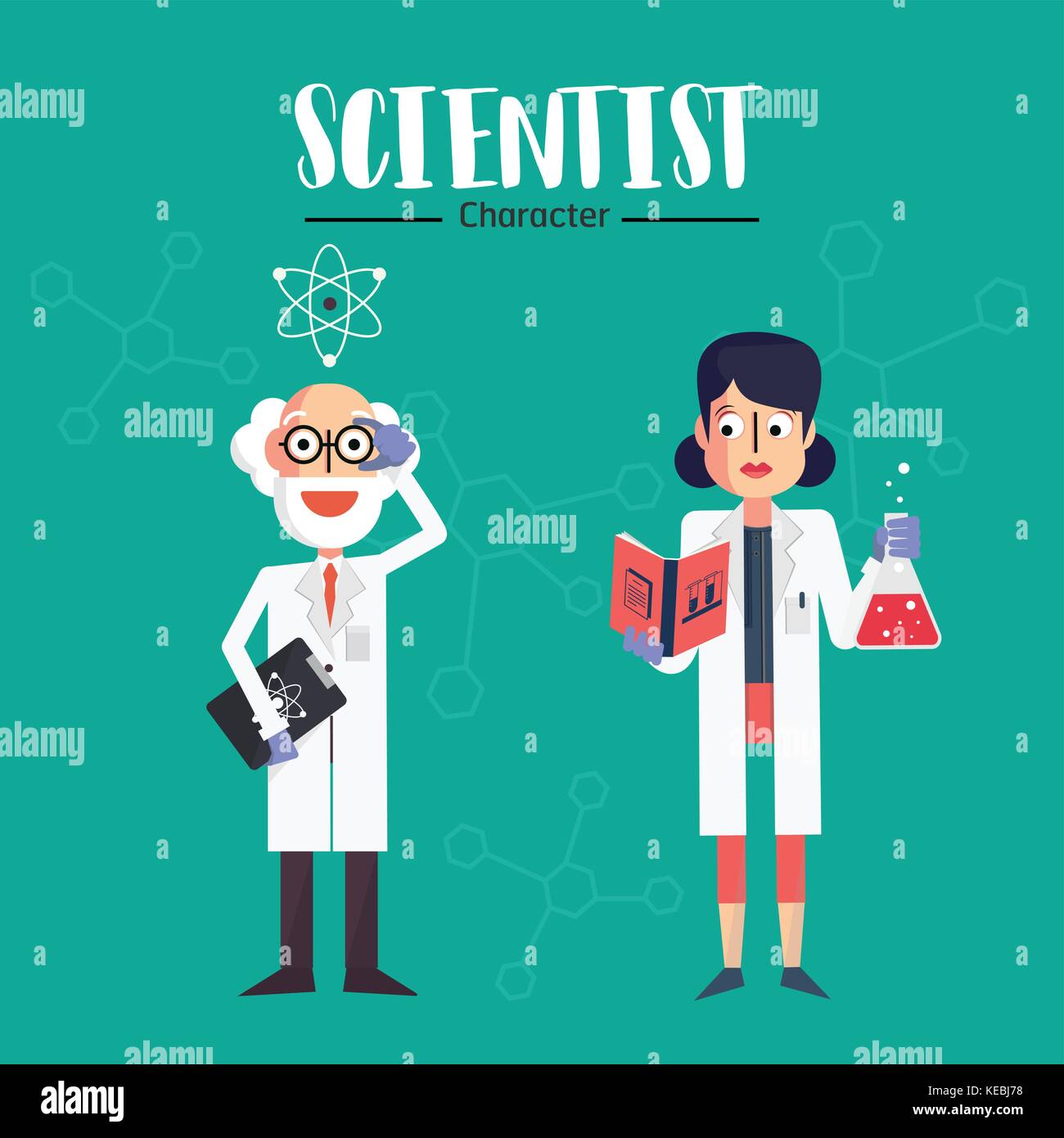 Female Scientist Cartoon Stock Photos & Female Scientist Cartoon Stock ...