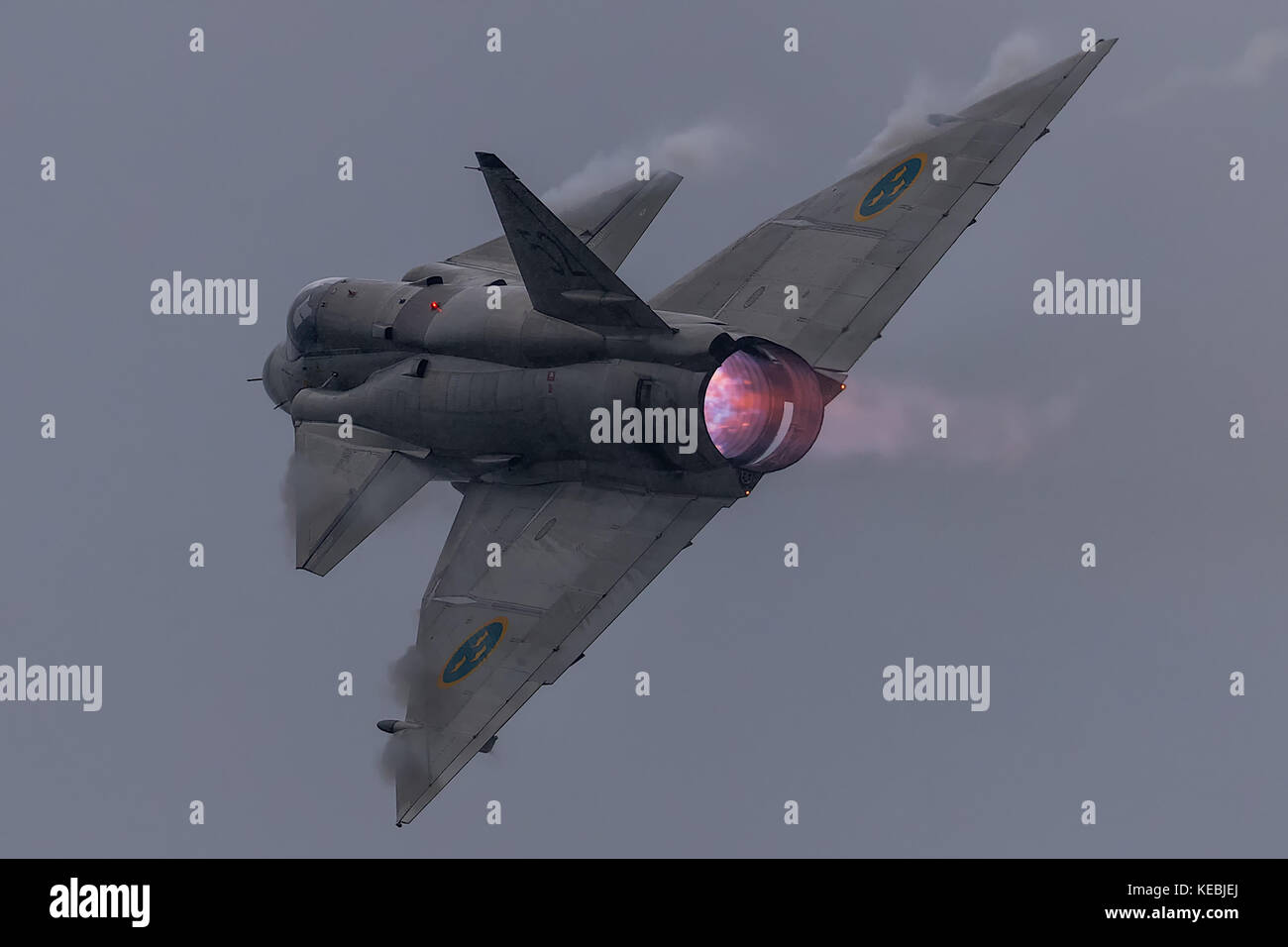 The Saab Viggen was the backbone of the swedish airforce between 1971 ...