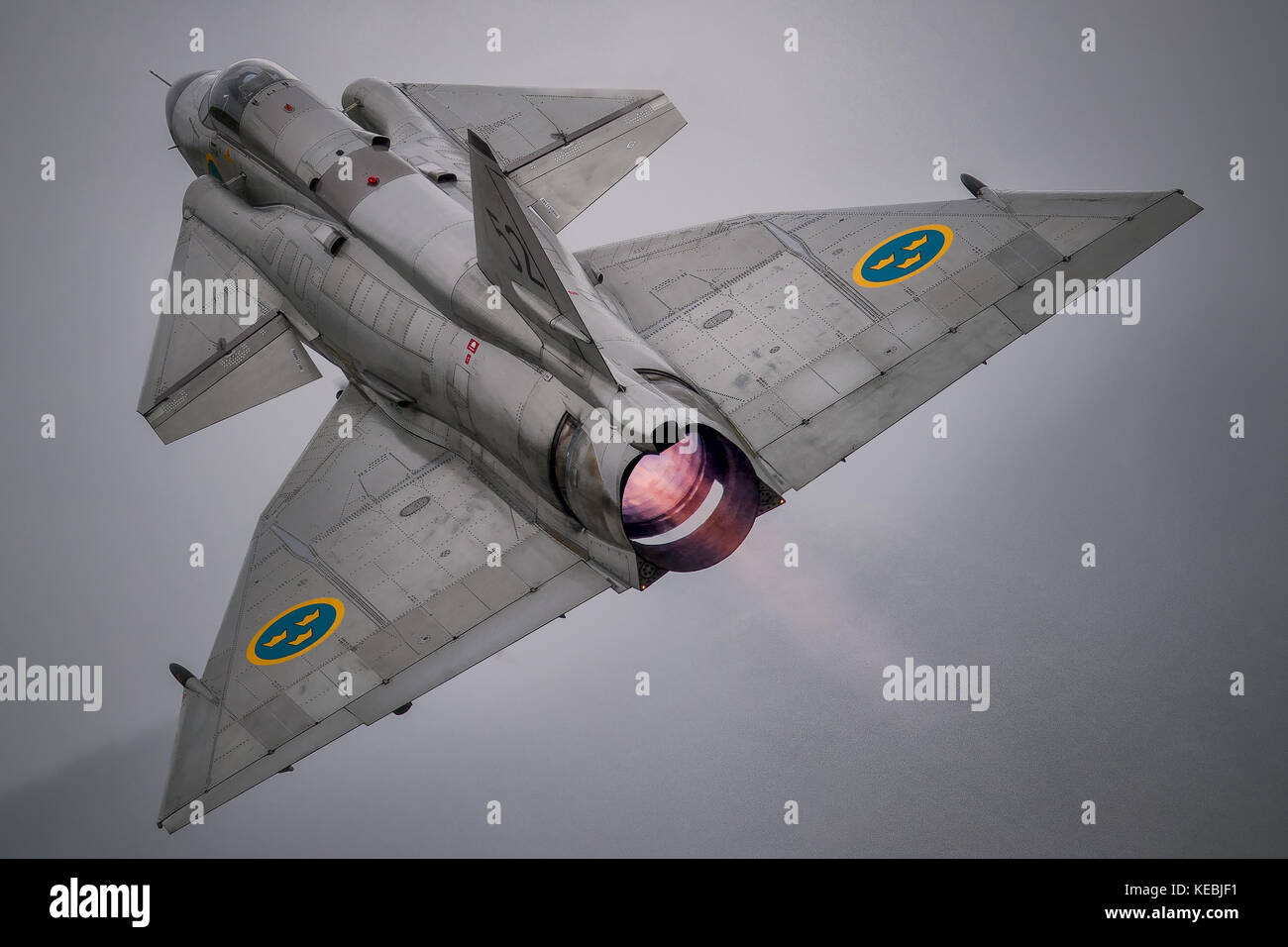 The Saab Viggen was the backbone of the swedish airforce between 1971 ...