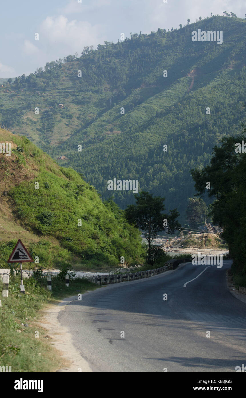 Nepali road hi-res stock photography and images - Alamy