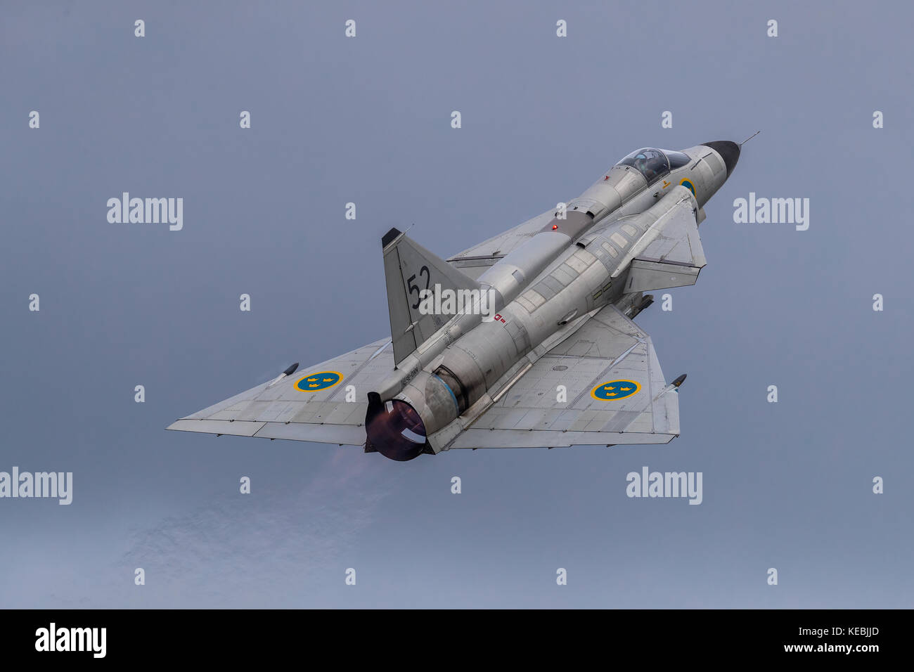 The Saab Viggen was the backbone of the swedish airforce between 1971 ...