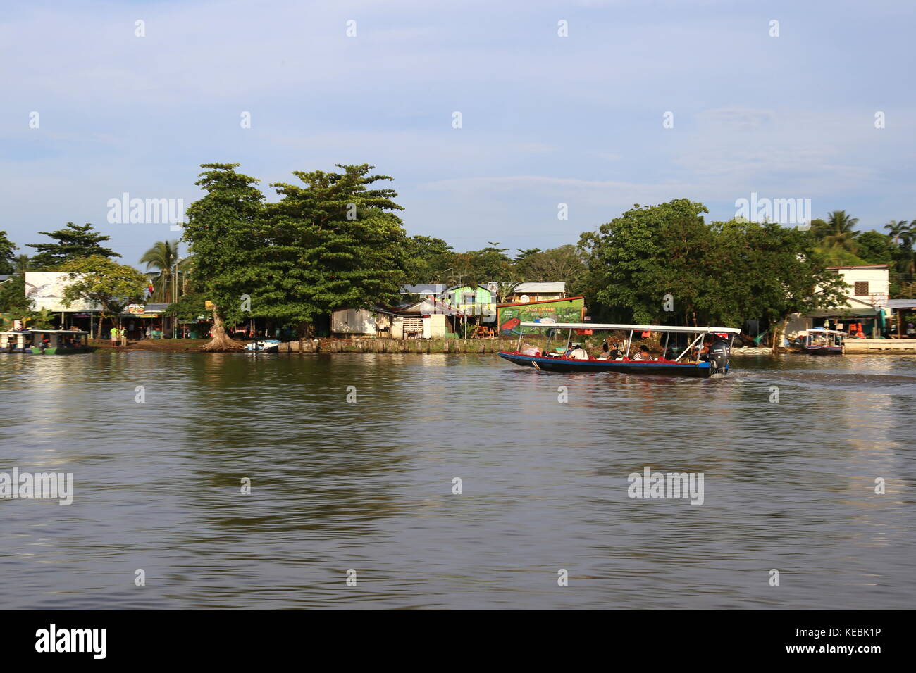 Muelle Principal (Main dock), waterfront, Tortuguero village centre ...
