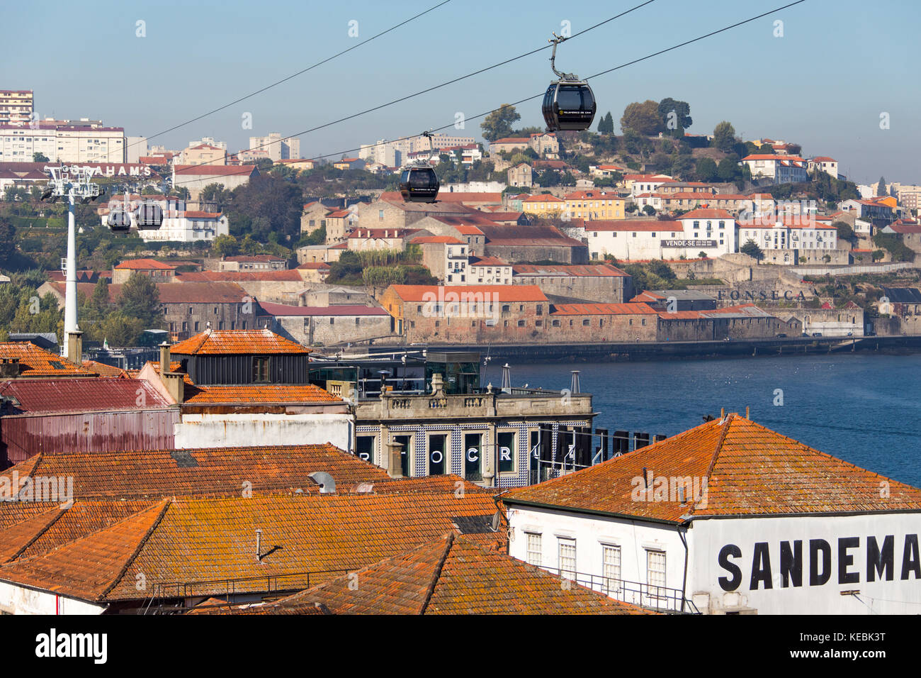 Teleférico de Gaia, cable car in Porto, Portugal Stock Photo - Alamy